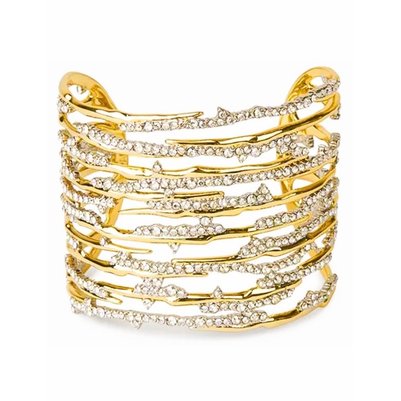 Alexis Bittar | Jewelry | Alexis Bittar Asteria Nova Pav Spiked Cuff Bracelet | Poshmark